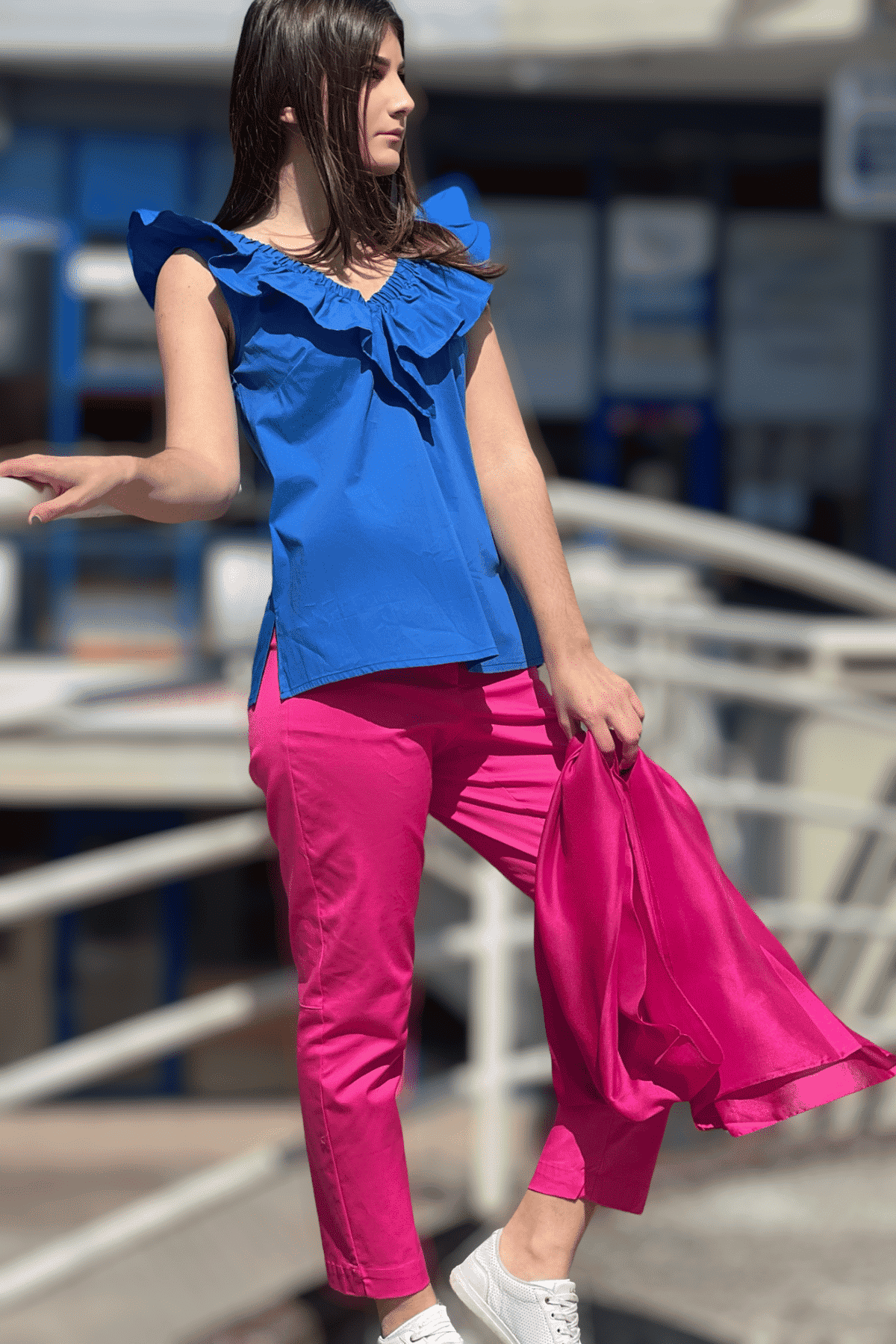 ΠΑΝΤΕΛΟΝΙ ΜΕ ΛΑΣΤΙΧΟ ΣΤΗ ΜΕΣΗ - Hyper Fashion Boutique